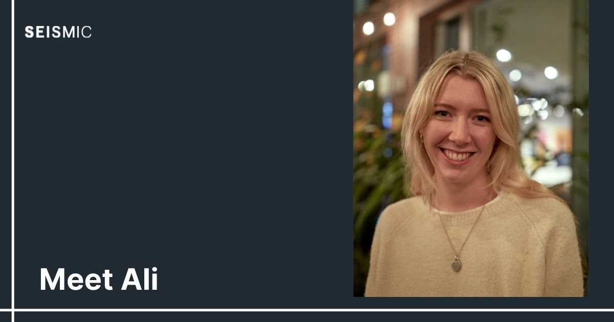 Ali Perry - Senior Sustainability Consultant at Seismic
