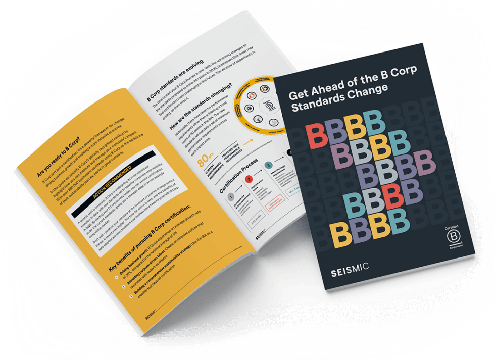 Campaign - Service Guide - B Corp Standards Change - Seismic